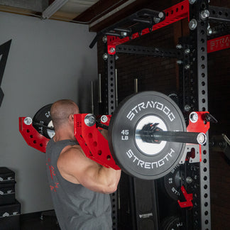 Half Rack Safety Straps – Stray Dog Strength